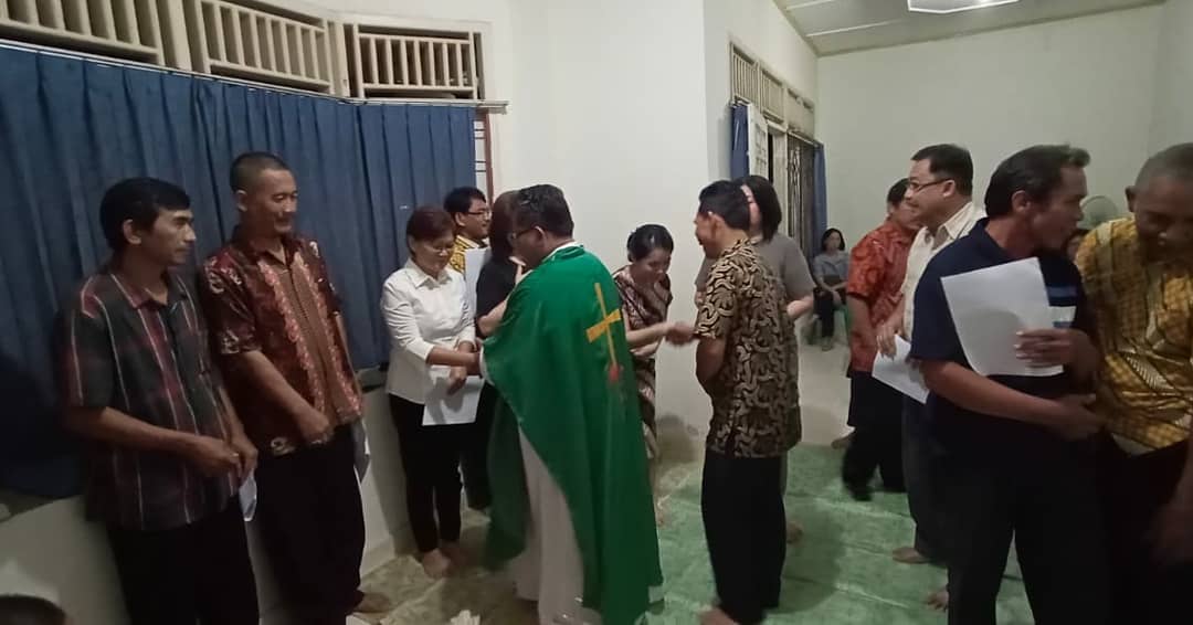 Pelantikan Pengurus Lingkungan Santo Timotius – Santo Yoseph Palembang